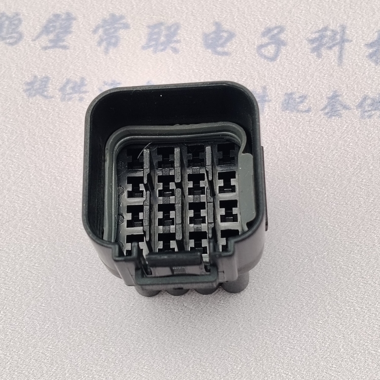 DJ7163Y-2.2-11 黑色2.2系列16孔公端护套 汽车线束接插件 - 鹤壁常联电子科技有限公司