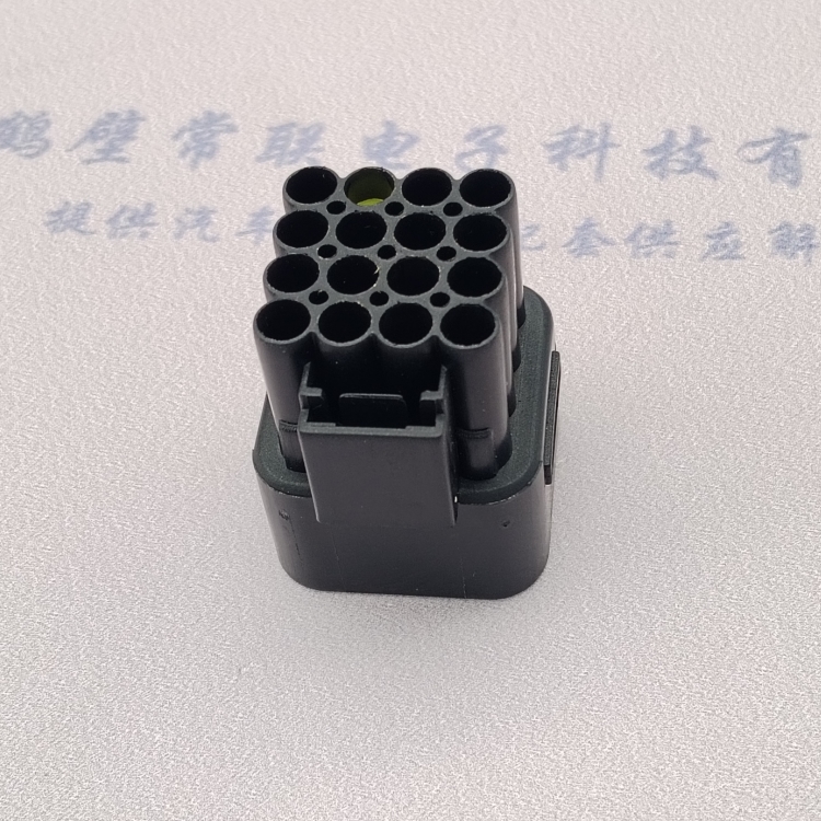 DJ7163Y-2.2-11 黑色2.2系列16孔公端护套 汽车线束接插件 - 鹤壁常联电子科技有限公司