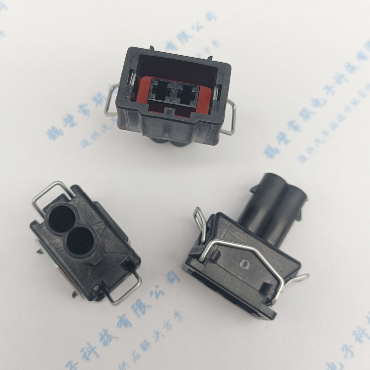 DJ7024-3.5-21 黑色2孔母端护套 - 鹤壁常联电子科技有限公司