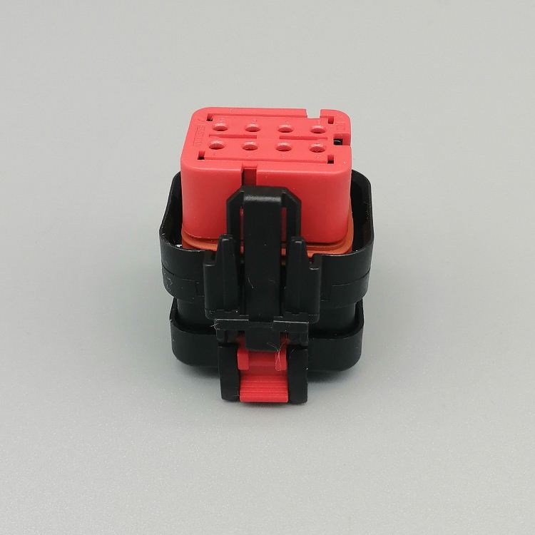 776494-1 黑红色8孔护套 1.5系列 母端 - 鹤壁常联电子科技有限公司