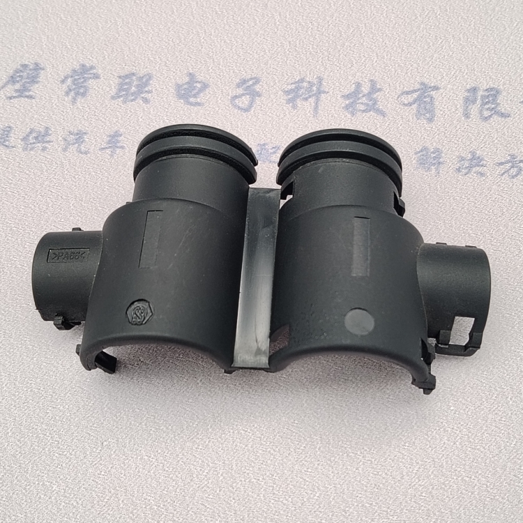 9806114 黑色国产波纹管管卡 T型扎扣三通 汽车线束塑料卡箍 - 鹤壁常联电子科技有限公司