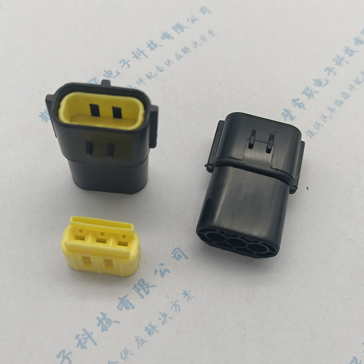174359-2含黄卡DJ7031-1.8-11 三线汽车防水连接器传感器插头 - 鹤壁常联电子科技有限公司